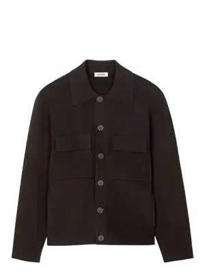 Sandro Button-up Cardigan - Brown