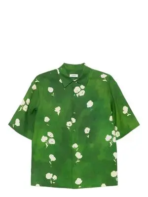 Sandro Floral-print Shirt - Green