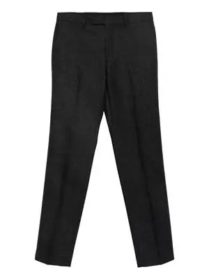 Sandro High-waisted Straight-leg Trousers - Grey