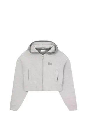 Sandro Zip-up Hoodie - Grey