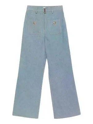 Sandro Wide-leg Jeans - Blue