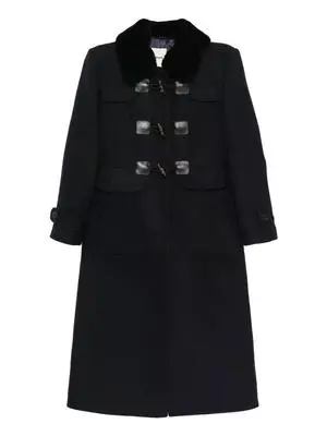 Sandro Toggle-fastening Coat - Blue