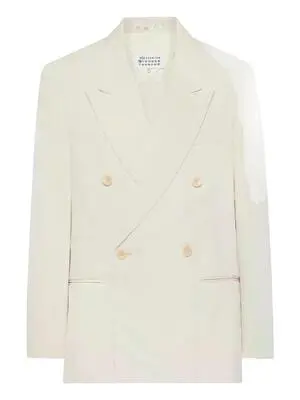 MAISON MARGIELA Double-breasted Blazer - Neutrals