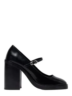 Maje 100mm Leather Pumps - Black