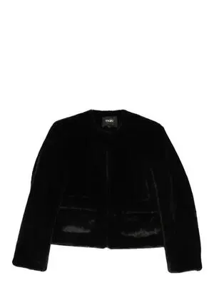 Maje Faux-fur Jacket - Black