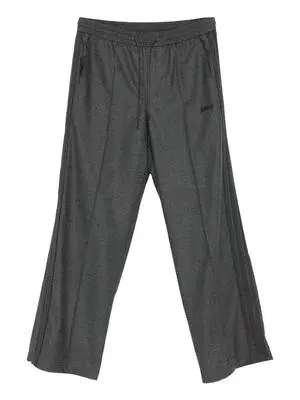 JUUN.J Checked Trousers With Drawstring Waist - Grey
