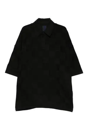 JUUN.J Logo-detail Polo Shirt - Black
