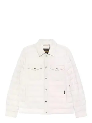 MOORER Buttoned Quilted Jacket - Neutrals