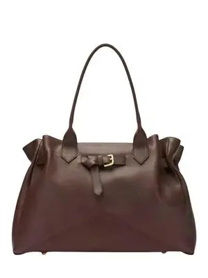 BALLANTYNE Kate 990 Buckle Detail Tote - Brown