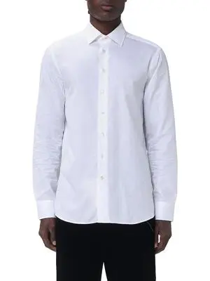 Etro Classic Cotton Shirt With Paisley Motif White