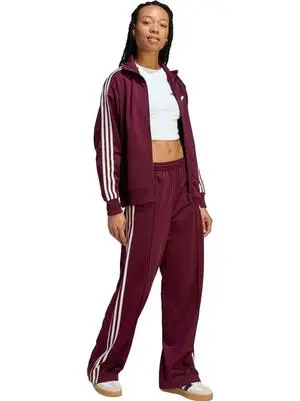Adidas Firebird Track Top Loose - Maroon / Off White