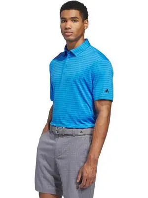 Adidas Ultimate365 Dash Stripe Polo Shirt - Lucid Ray Blue / Black