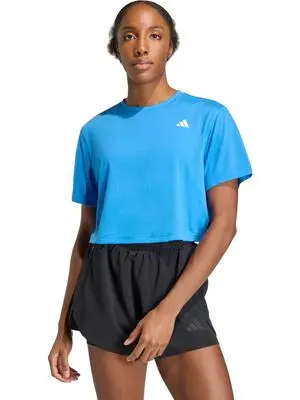 Adidas Train Essentials Boxy Workout Tee - Ray Blue