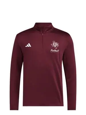 Adidas Texas A&m Aggies Football 1/2 Zip Jacket - Team Maroon / Ncaa-tam-741
