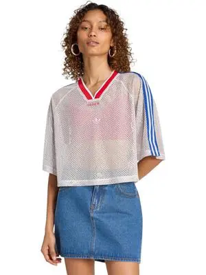 Adidas Mesh Short Sleeve Tee - Chalk Pearl