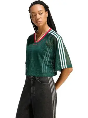 Adidas Mesh Short Sleeve Tee - Collegiate Green