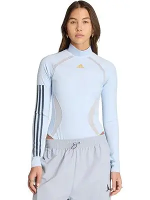 Adidas Teamgeist Long Sleeve Bodysuit - Crystal Sky