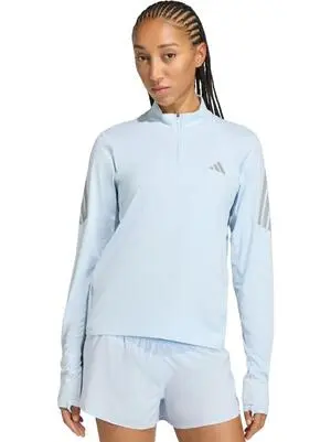 Adidas Adi365 Iconic Running 1/2 Zip Jumper - Crystal Sky