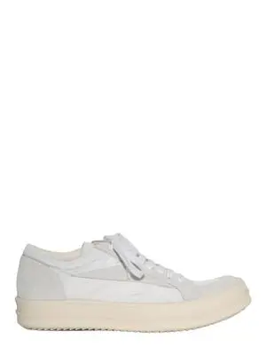 Rick Owens Temple Vintage Low-top Sneakers - White