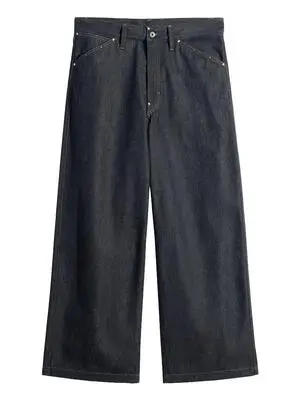 LEMAIRE Wide Pant With Studs Slate - Gray