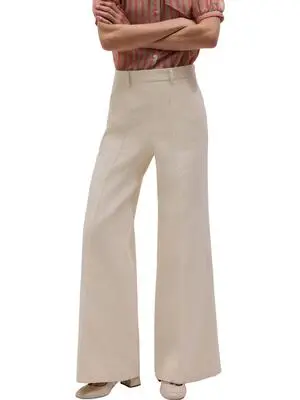 ME+EM Wide-leg Pant - Ivory