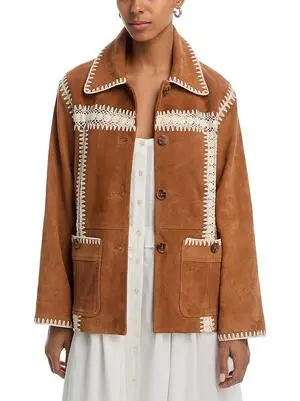 Sea Irena Suede Jacket Camel
