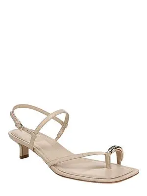 Vince Polli Kitten Heel Sandals - Birch Sand