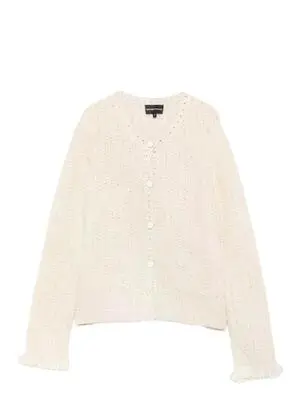 Emporio Armani Frayed Pocket Jacket - Neutrals