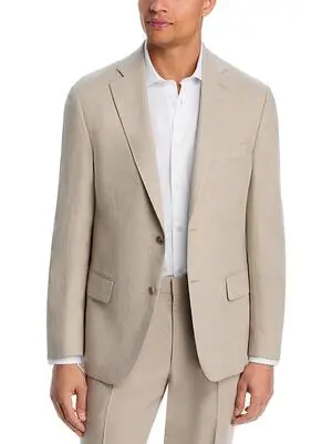 Vince Slim-fit Linen Suit Jacket - Oatmeal