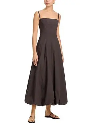 Proenza Schouler White Label Ella Midi Dress - Coffee