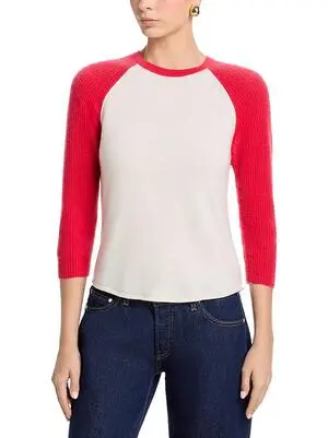 GUEST IN RESIDENCE Cashmere Baseball Sweater