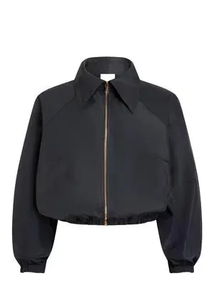 PATOU Zipped Bomber Jacket - Black