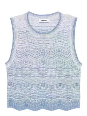 Sandro Sleeveless Top - Blue