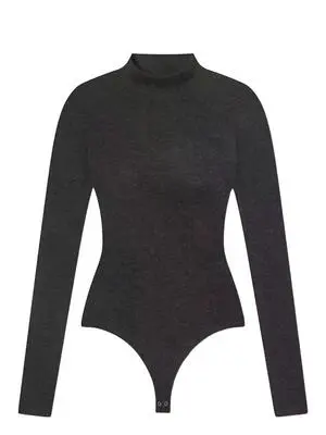 AGOLDE Turtleneck Bodysuit - Grey