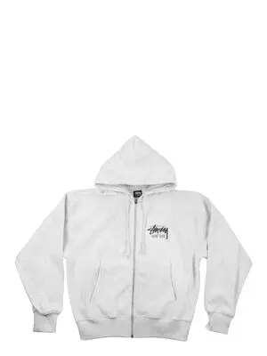 StÜssy Zip-up Hooded Jacket - Grey
