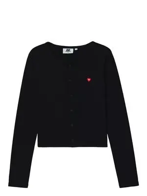 CHOCOOLATE Heart-detail Cardigan Set - Black