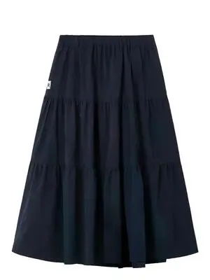 CHOCOOLATE Tiered Skirt Blue