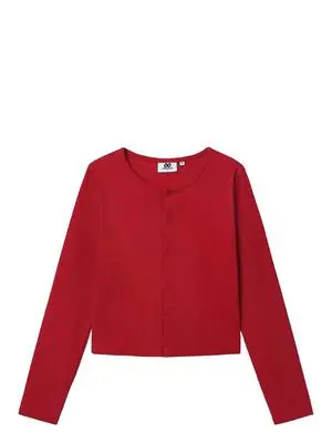 CHOCOOLATE Buttoned Cardigan - Red