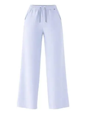 Herno Jogger Pants With Drawstring - Azure