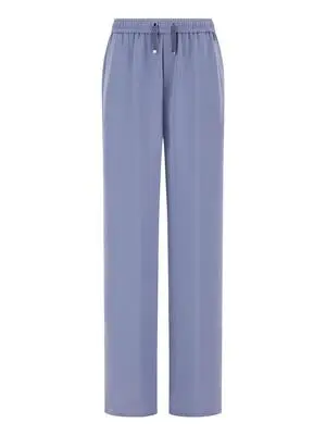 Herno Jogger Pants With Drawstring - Azure