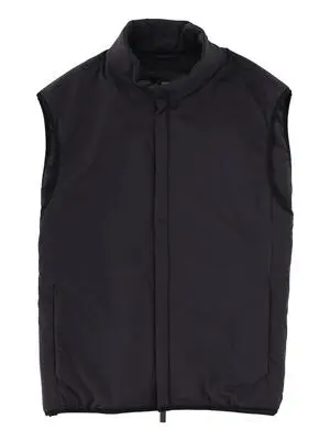 Herno Vest With Collar - Black
