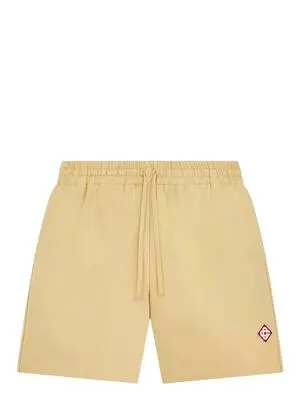 Casablanca Cotton Monogram-jacquard Shorts - Neutrals