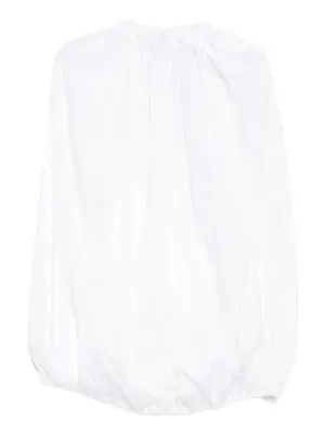 Comme Des Garçons Gathered Blouse - White
