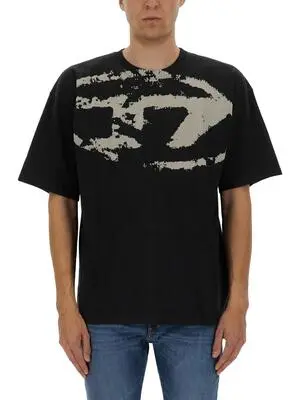 DIESEL T-shirt "t-boxt-n14 - Black