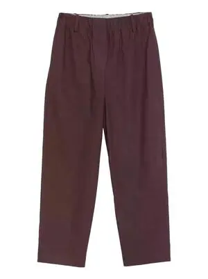 ALYSI Poplin Trousers - Brown
