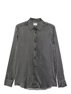 MAZZARELLI Striped Shirt Black