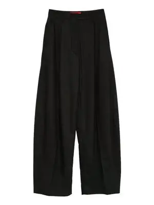 THELATEST Wide-leg Trousers - Black