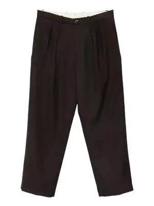 NINE:INTHE:MORNING Kai Pleated Trousers - Brown