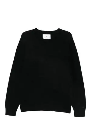 SEVEN GAUGE Long-sleeve Crew-neck Sweater - Black