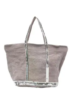 Vanessa Bruno Sequin-embellished Large Tote Bag - Grey